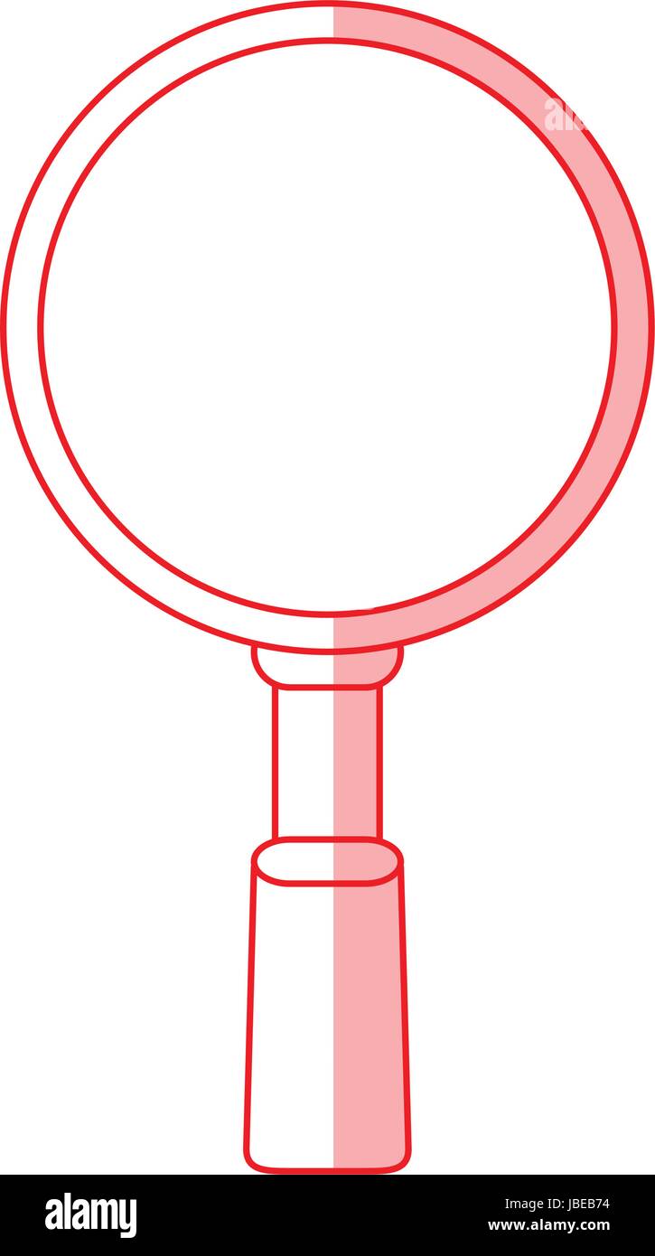 magnifying glass shadow illustration Stock Vector Image & Art - Alamy