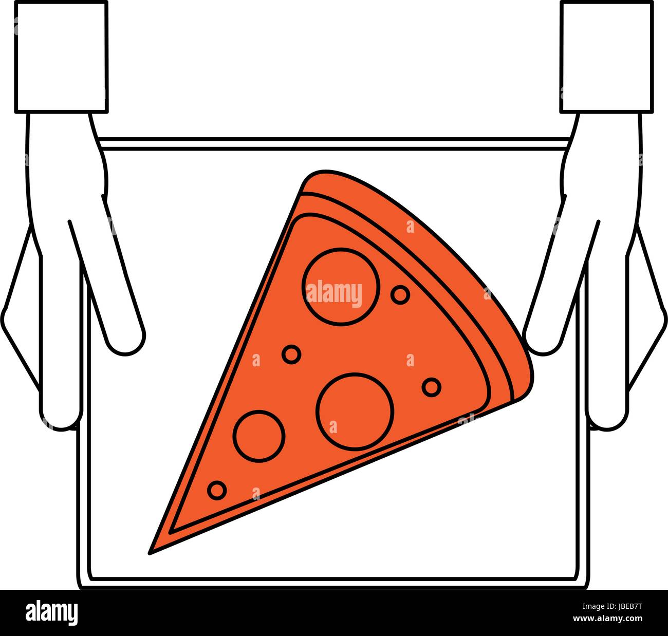 pizza flat illustration Stock Vector Image & Art - Alamy