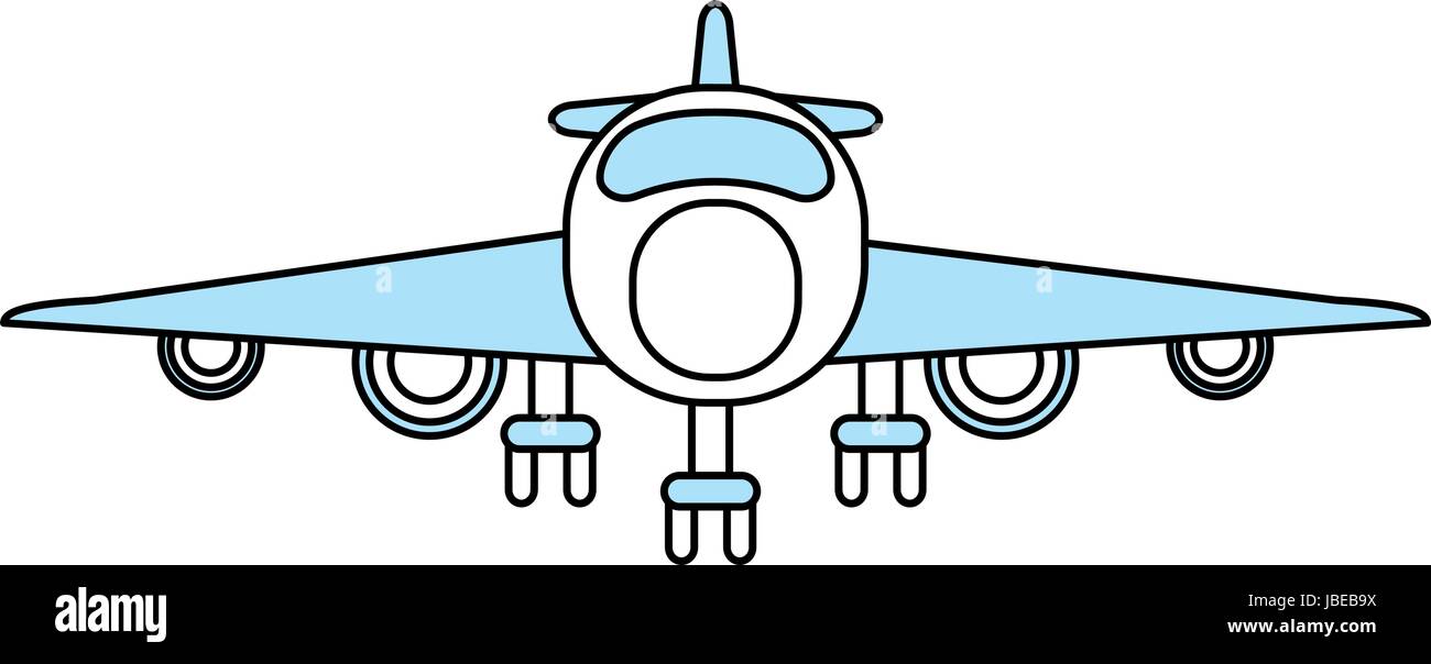 airplane flat illustration Stock Vector Image & Art - Alamy