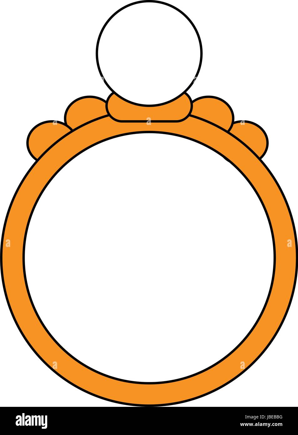 ring flat illustration Stock Vector Image & Art - Alamy