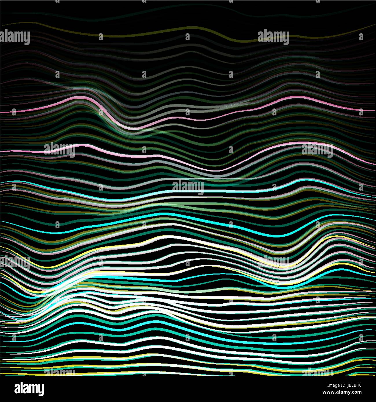 Abstract Moire Texture Vector. Moire Waves. Modern Creative Backdrop ...