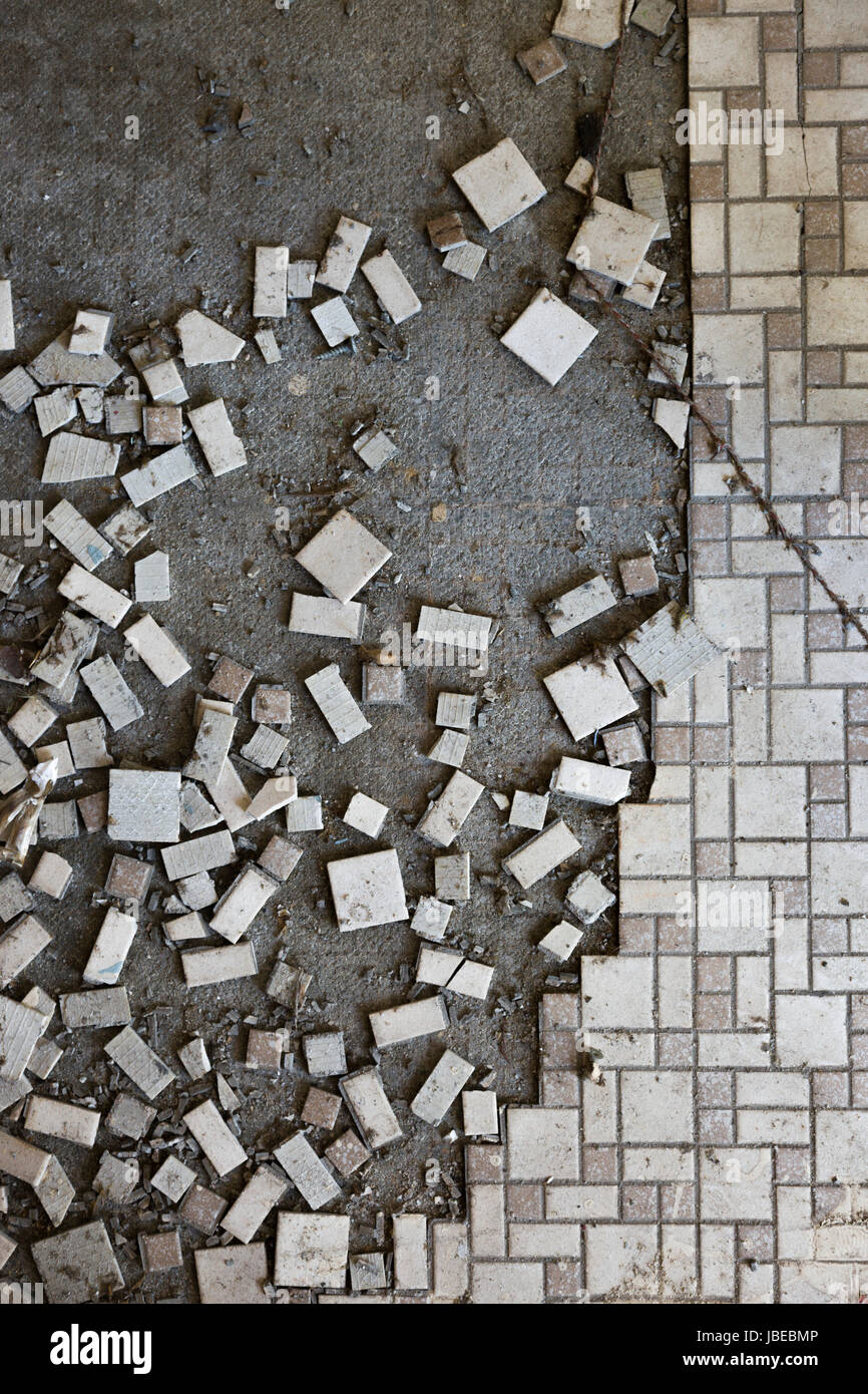 Construction rubble broken tiles hi-res stock photography and images ...
