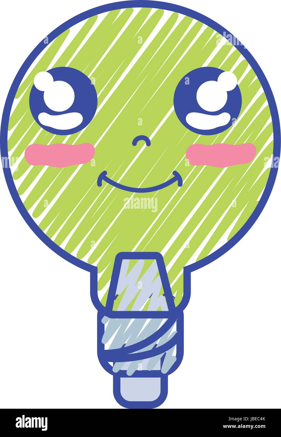 Kawaii cute happy bulb hi-res stock photography and images - Alamy
