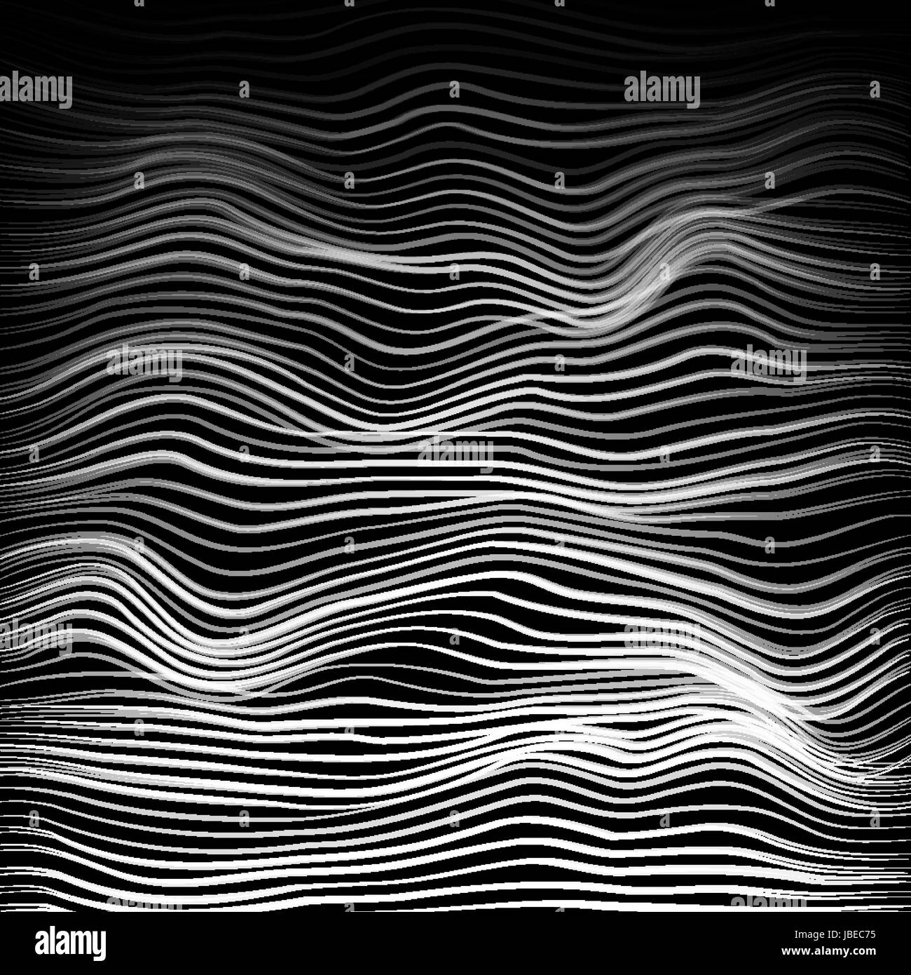 Abstract Moire Texture Vector. Moire Waves. Modern Creative Backdrop ...