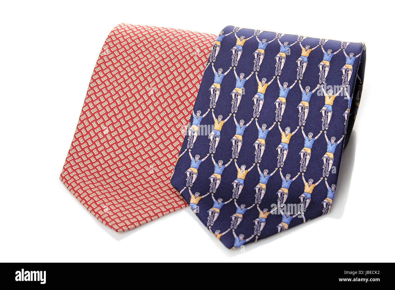 The images shows two neckties over white Stock Photo - Alamy