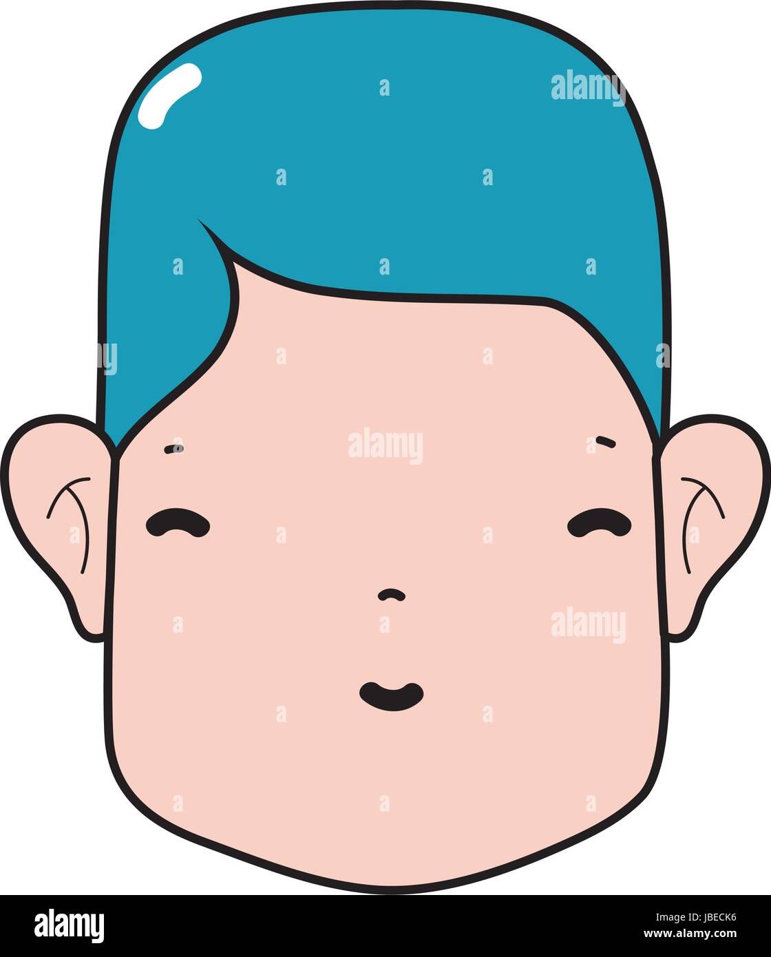 man head with face and hairstyle Stock Vector Image & Art - Alamy