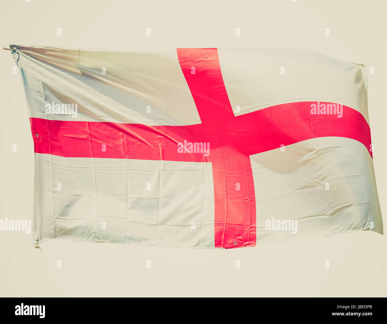 Vintage retro looking English flag of England, United Kingdom (UK ...
