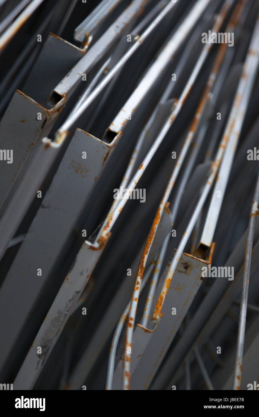 Rusty angles & square bars Stock Photo - Alamy