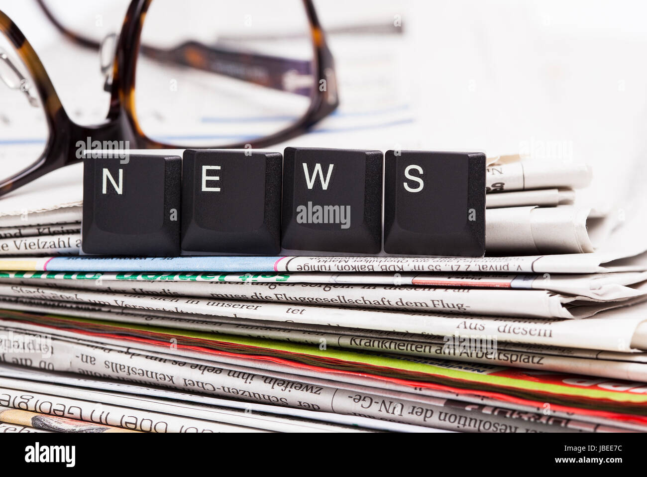 coverage waste paper Stock Photo - Alamy