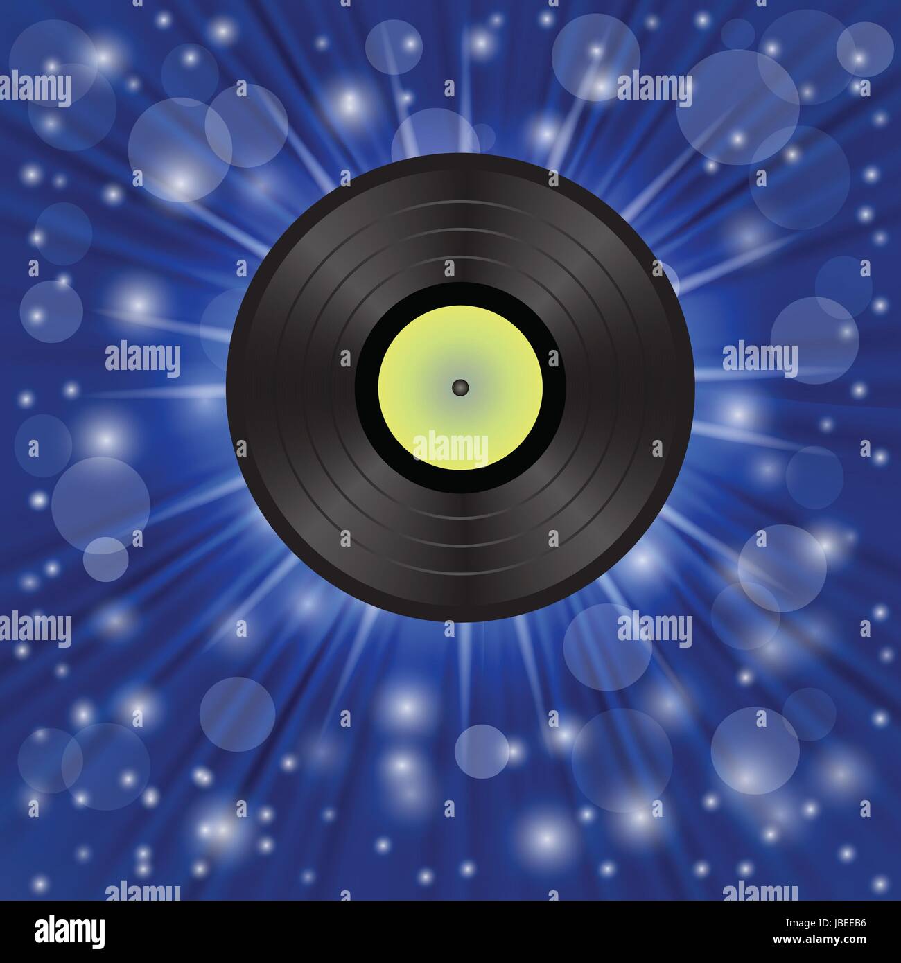 colorful illustration with star music backgroundl for your design Stock ...