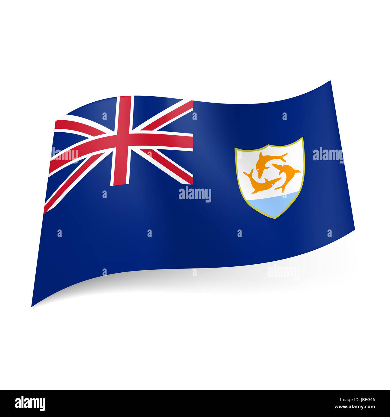 Coat of arms of anguilla hi-res stock photography and images - Alamy