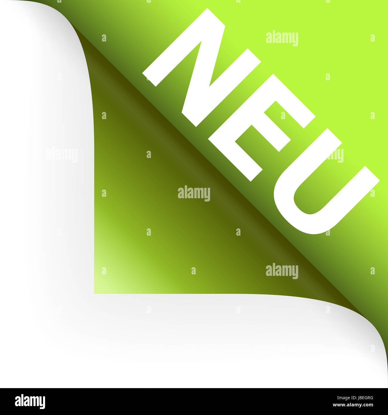 folded paper corner - new Stock Photo - Alamy