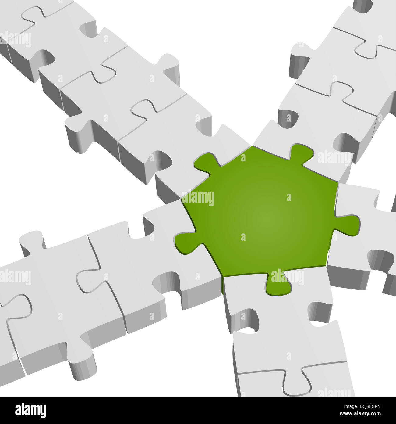 puzzle connection / teamwork Stock Photo - Alamy