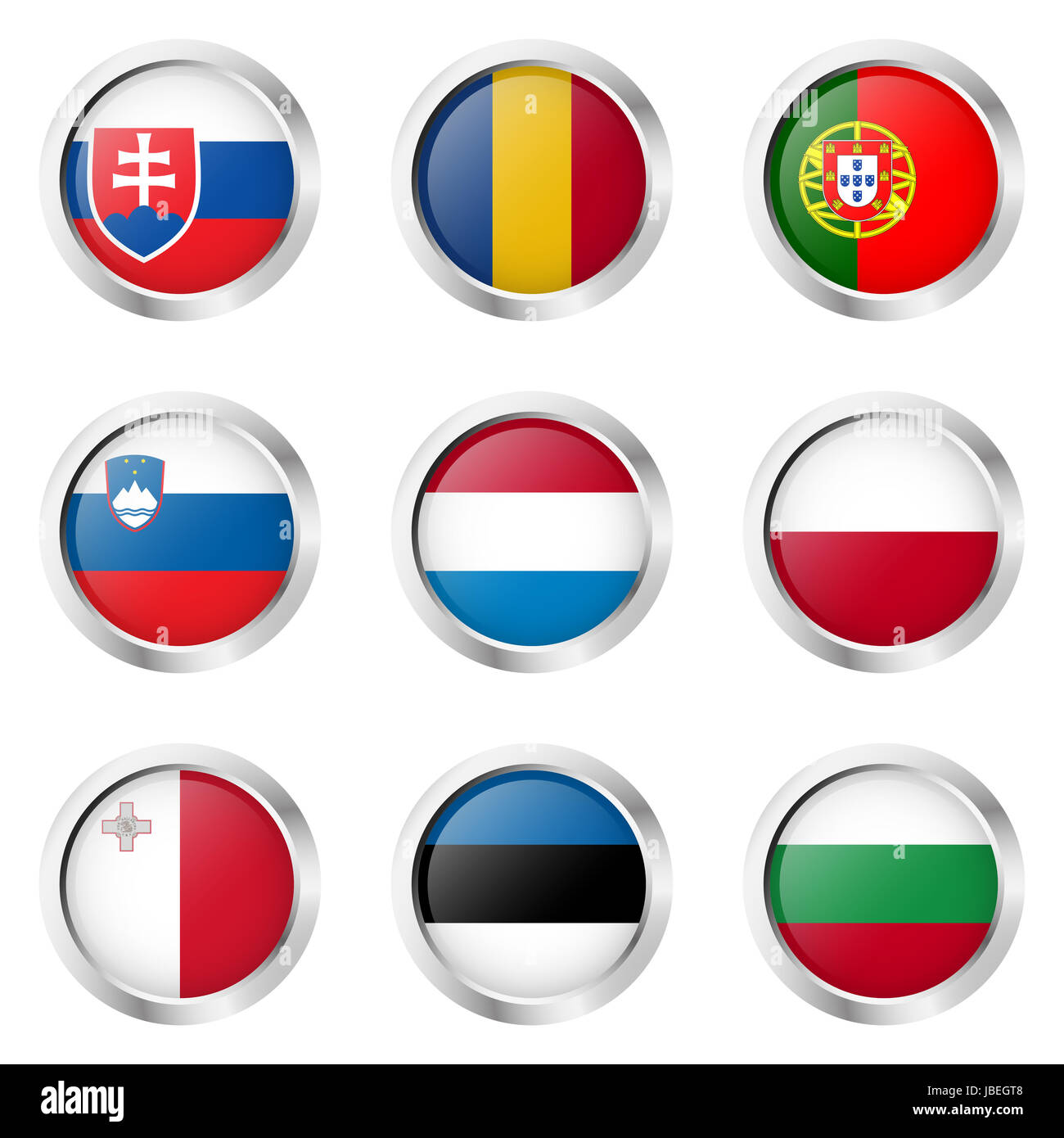 countries - sticker Stock Photo - Alamy