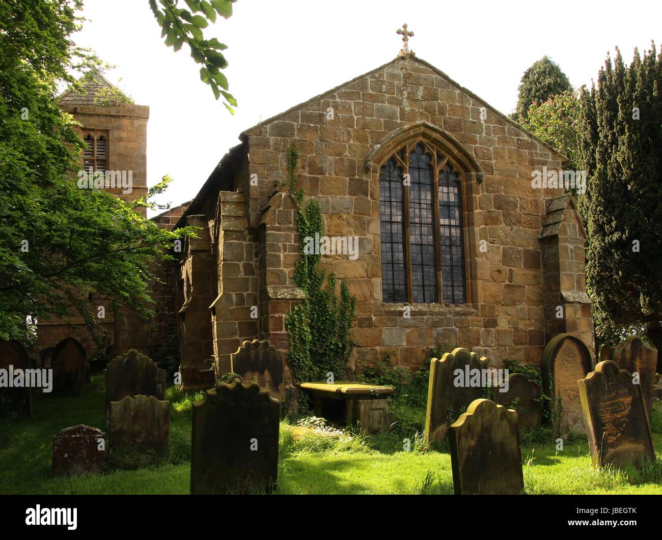Whorlton old church Stock Photo - Alamy