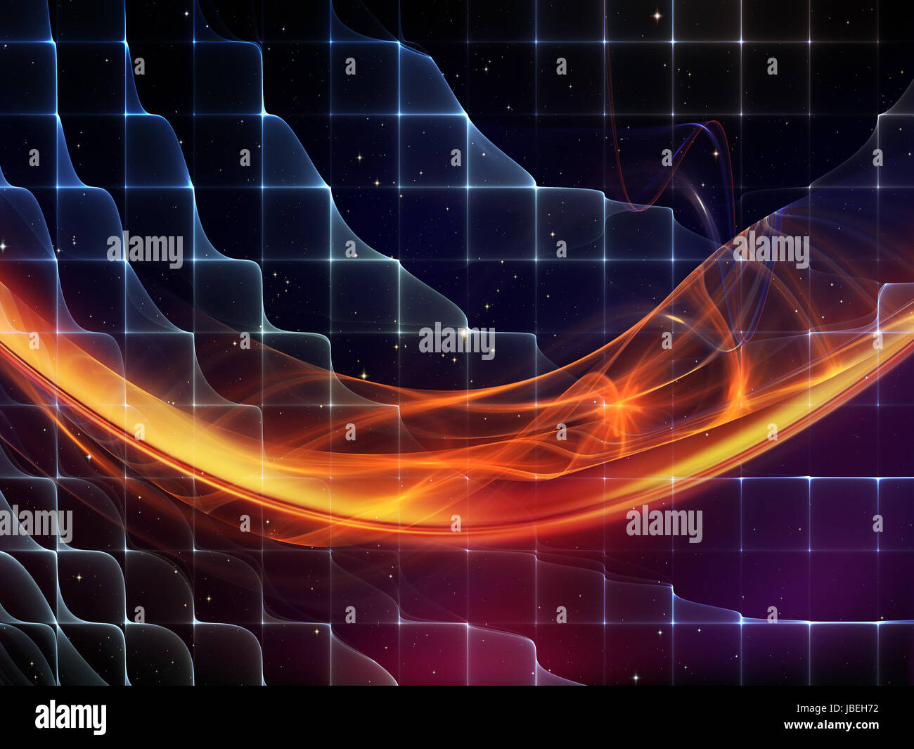 Geometry of Space series. Artistic abstraction composed of conceptual ...