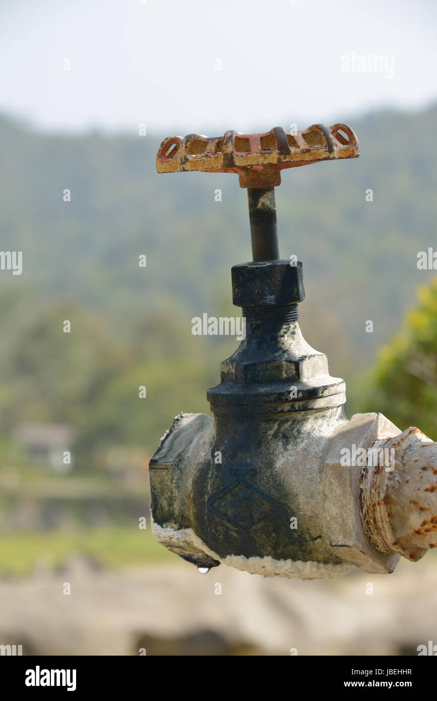 Old water valve Stock Photo - Alamy
