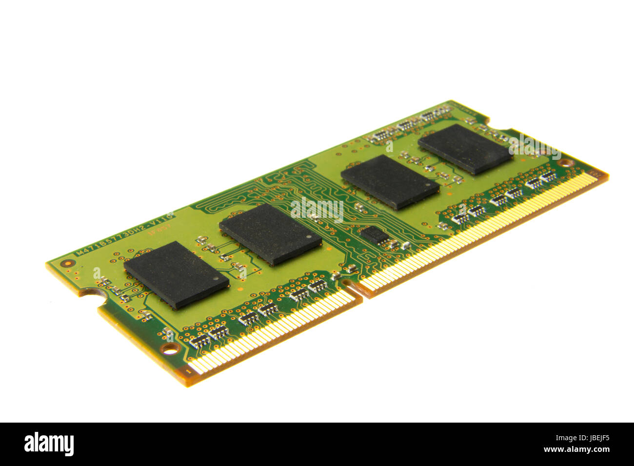 one memory bank isolated on the white background Stock Photo - Alamy