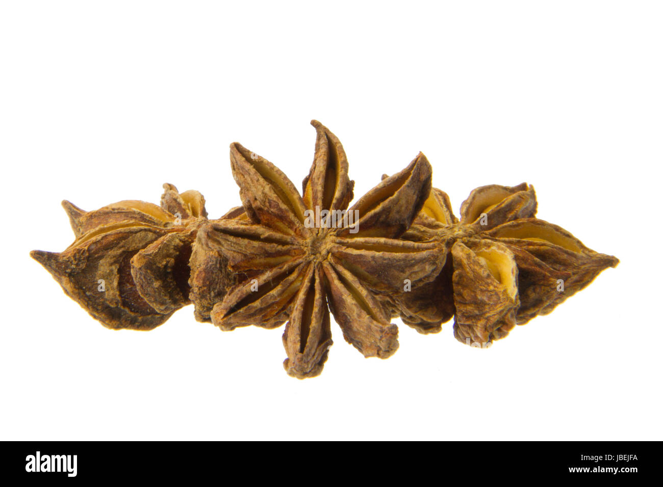 dried Chinese anise isloated on the white background Stock Photo - Alamy