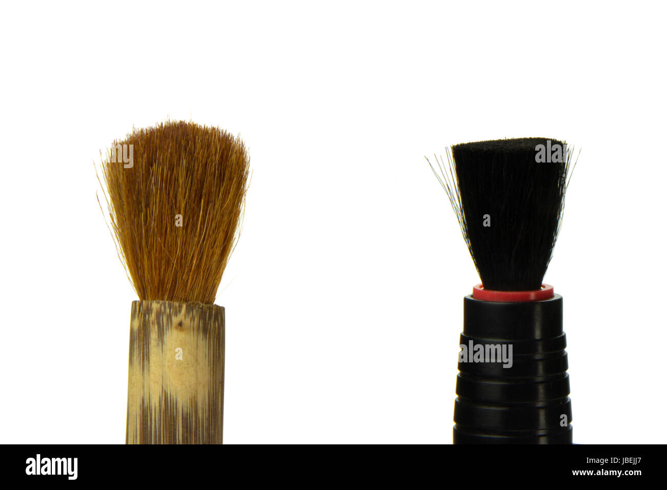 two brush isolated on the white background Stock Photo - Alamy