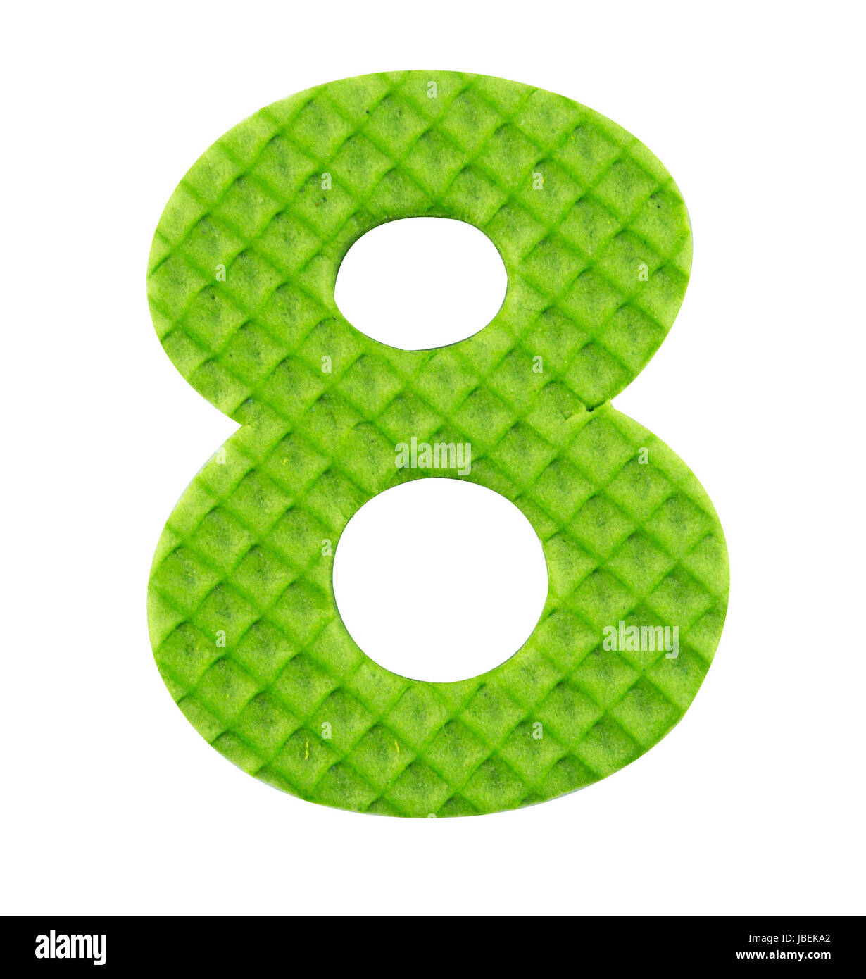 8 Number, Alphabet isolated on white background , with clipping path ...