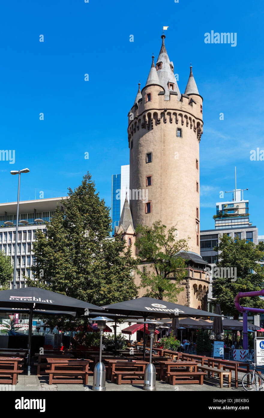 The Eschenheimer Turm (Eschenheim Tower), Frankfurt, Germany Stock ...