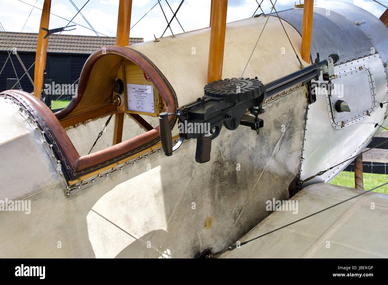 Bristol Scout 1264 on static display at Old Warden Stock Photo - Alamy