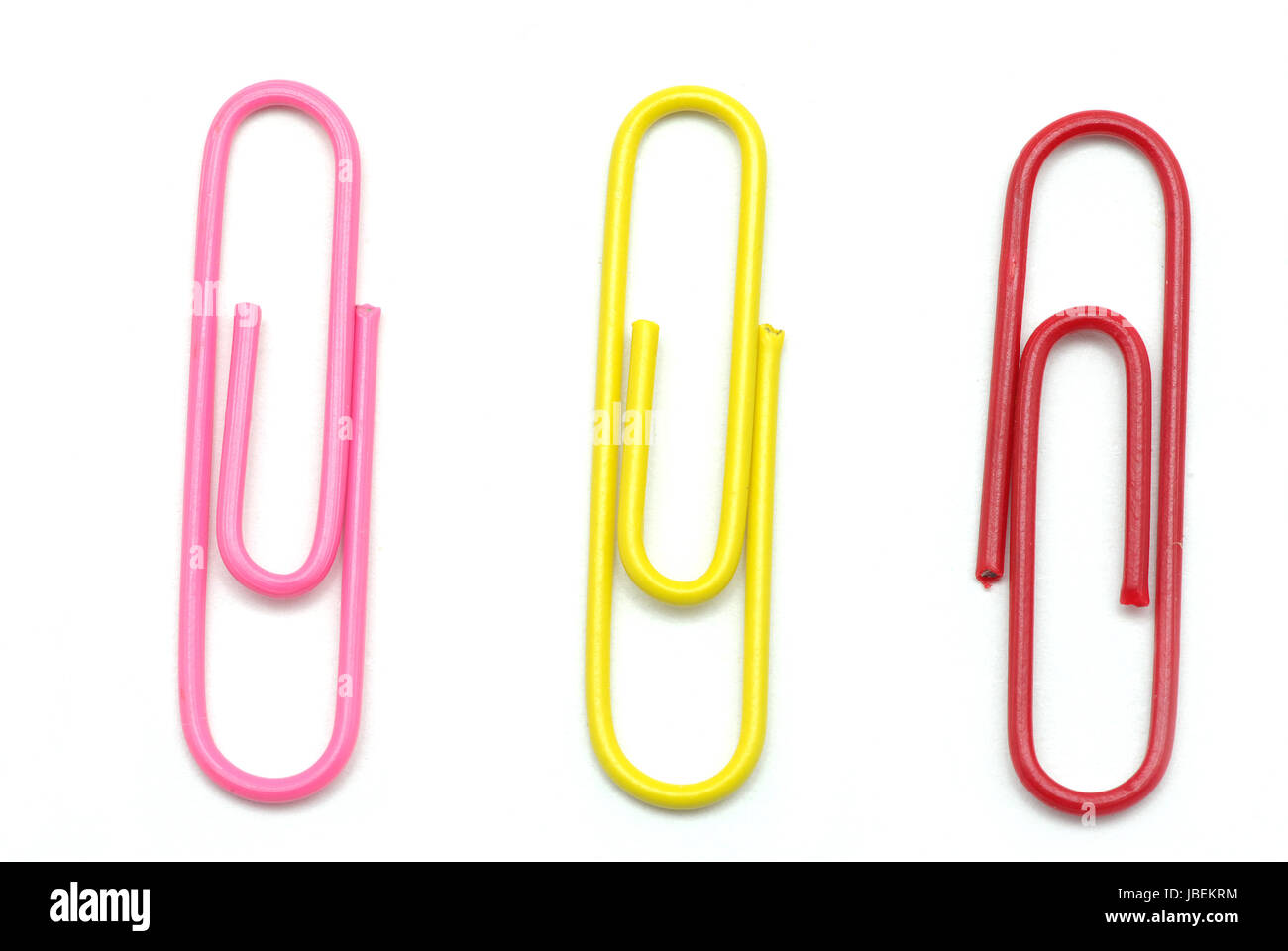 paper-clip isolated on white background Stock Photo - Alamy