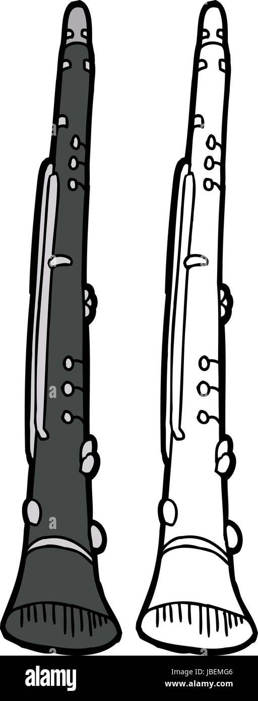 Clarinet drawing hi-res stock photography and images - Alamy