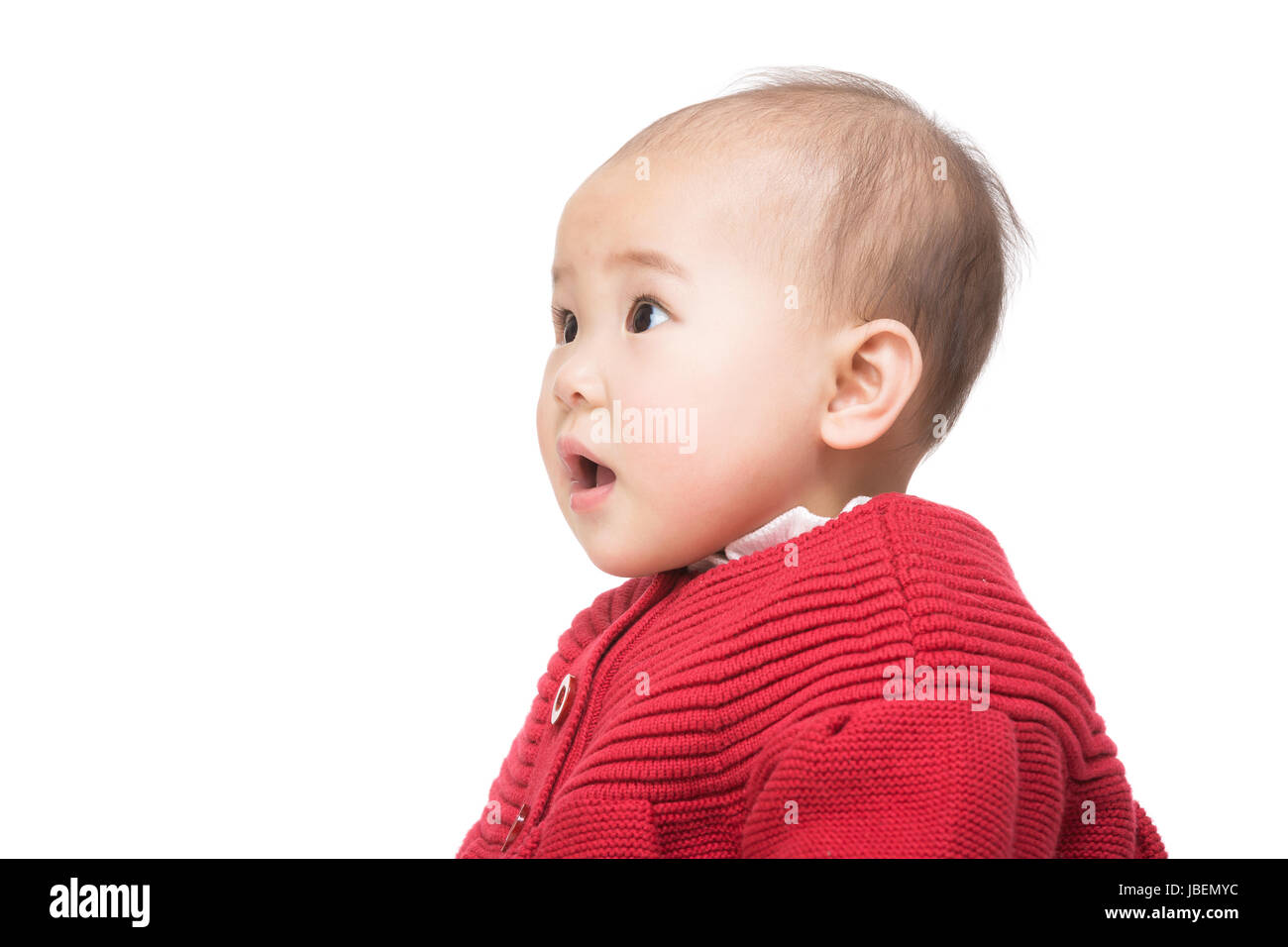 Asia baby girl side profile Stock Photo - Alamy