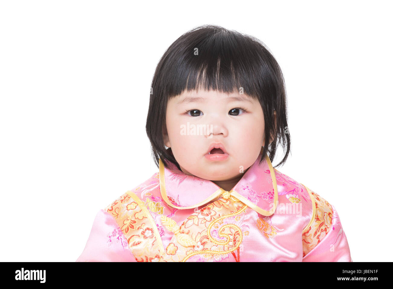 Chinese baby girl portrait Stock Photo - Alamy