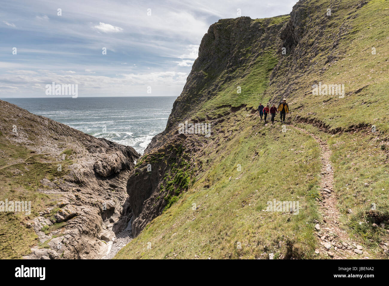 Paviland Cave, Gower, Wales, UK Stock Photo - Alamy