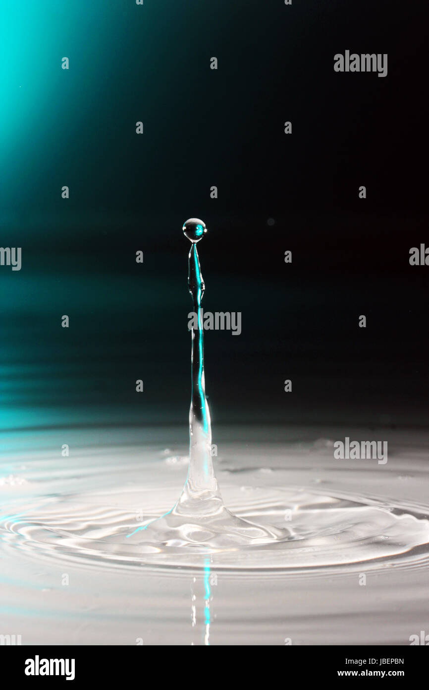 green drop column Stock Photo - Alamy