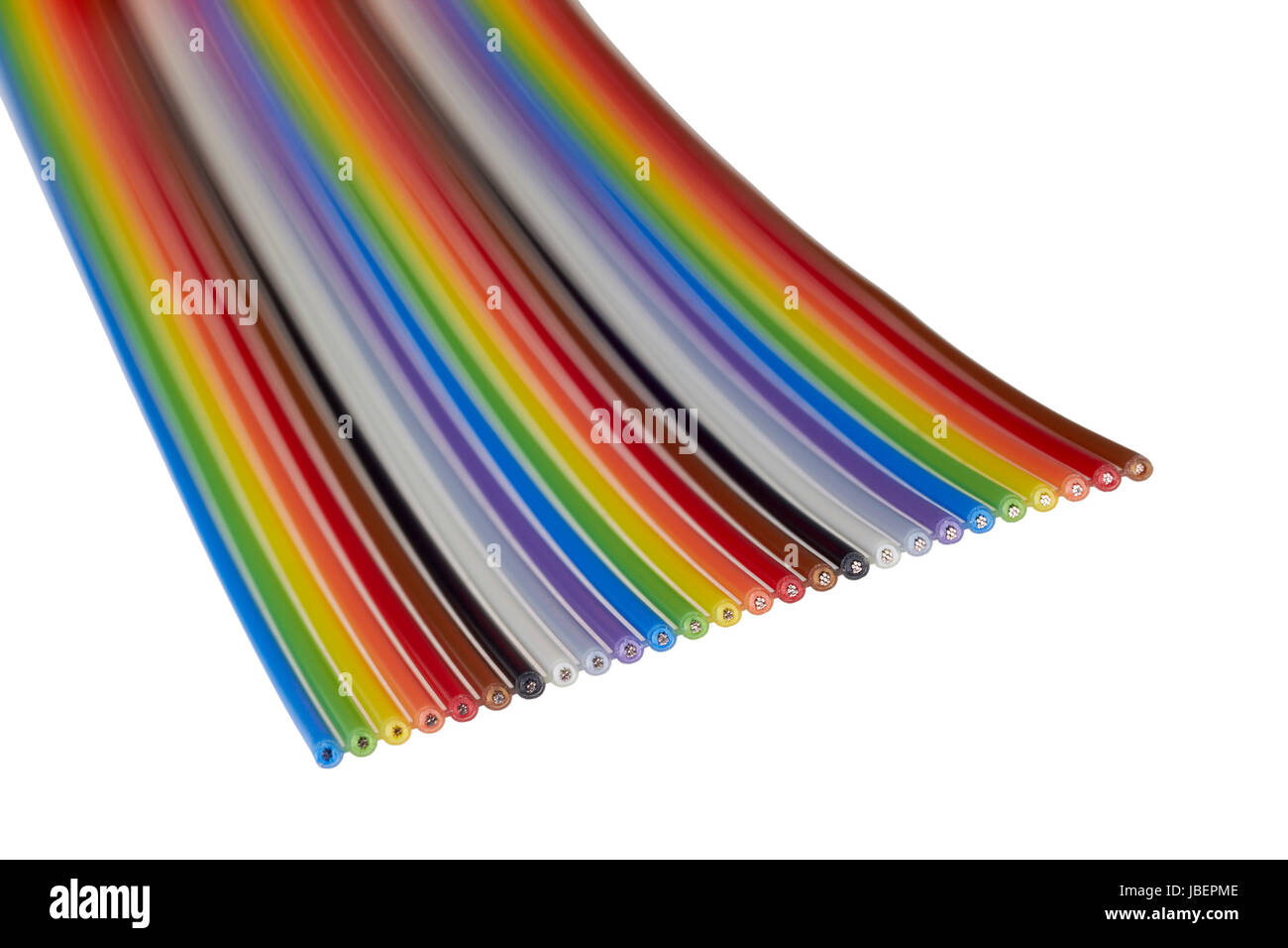 Rainbow electrical conduction hi-res stock photography and images - Alamy