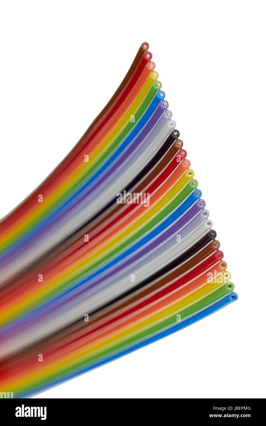 Rainbow electrical conduction hi-res stock photography and images - Alamy