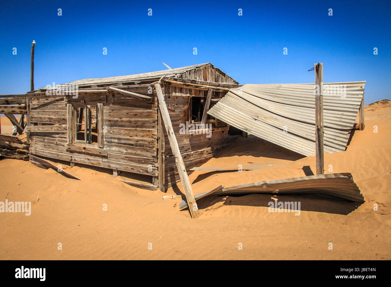 Wooden house in the Namib desert, Namibia Stock Photo - Alamy