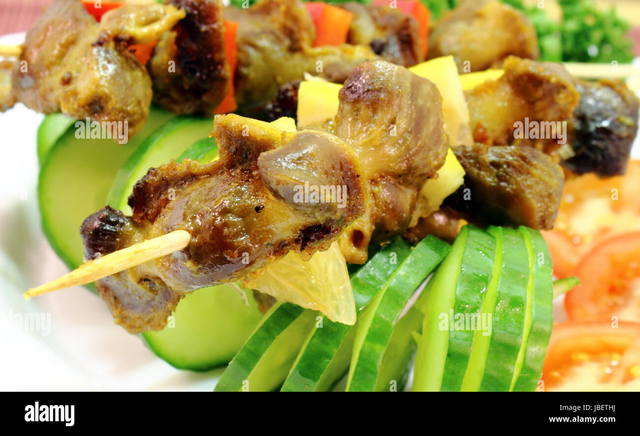 Fried chicken gizzards hi-res stock photography and images - Alamy