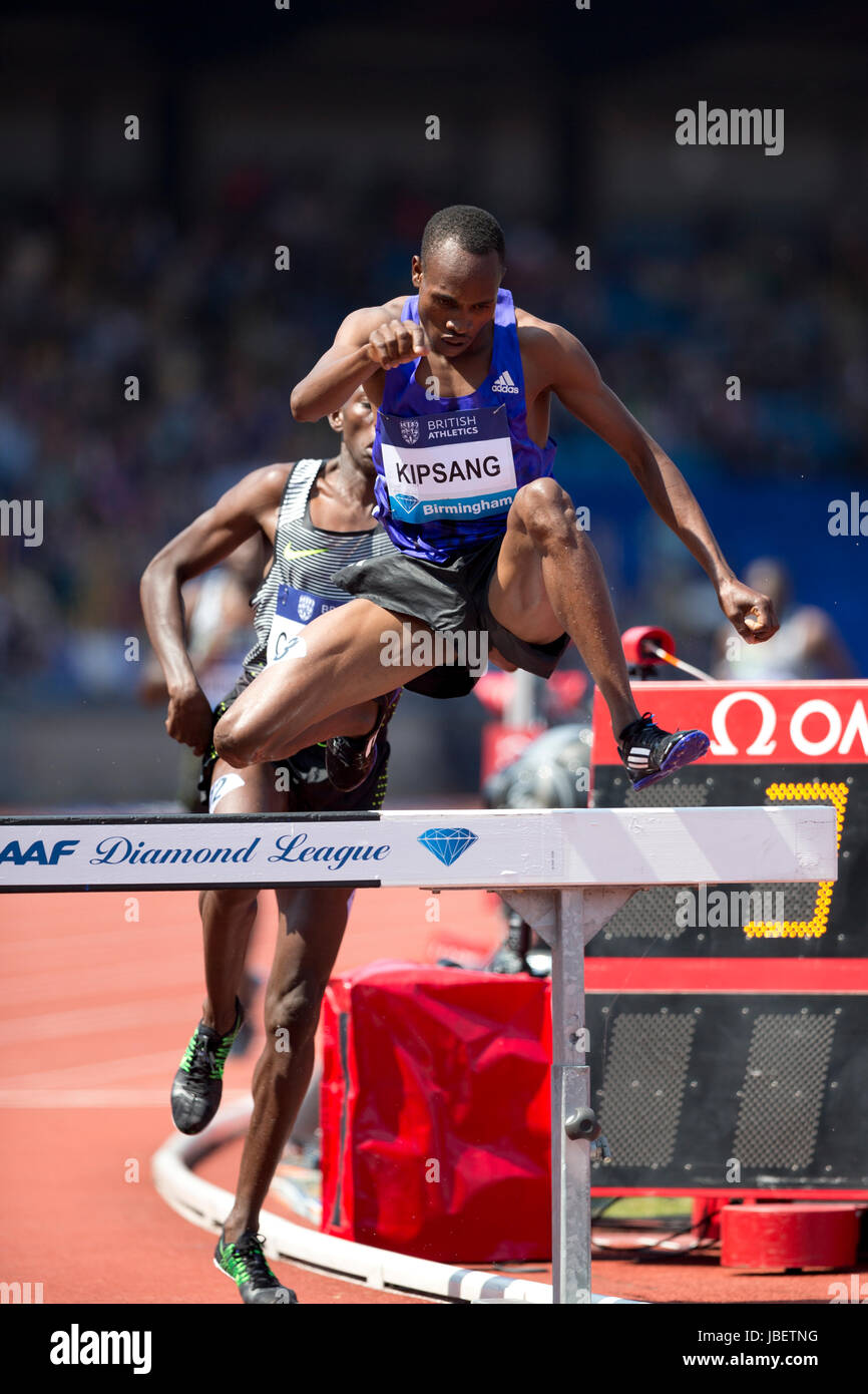 Lawrence Kemboi KIPSANG competing in the Men's 3000m Steeplechase at ...