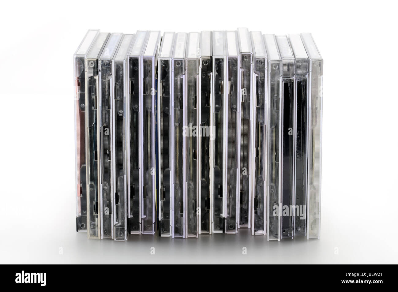 stack of compact disk, on white background Stock Photo - Alamy