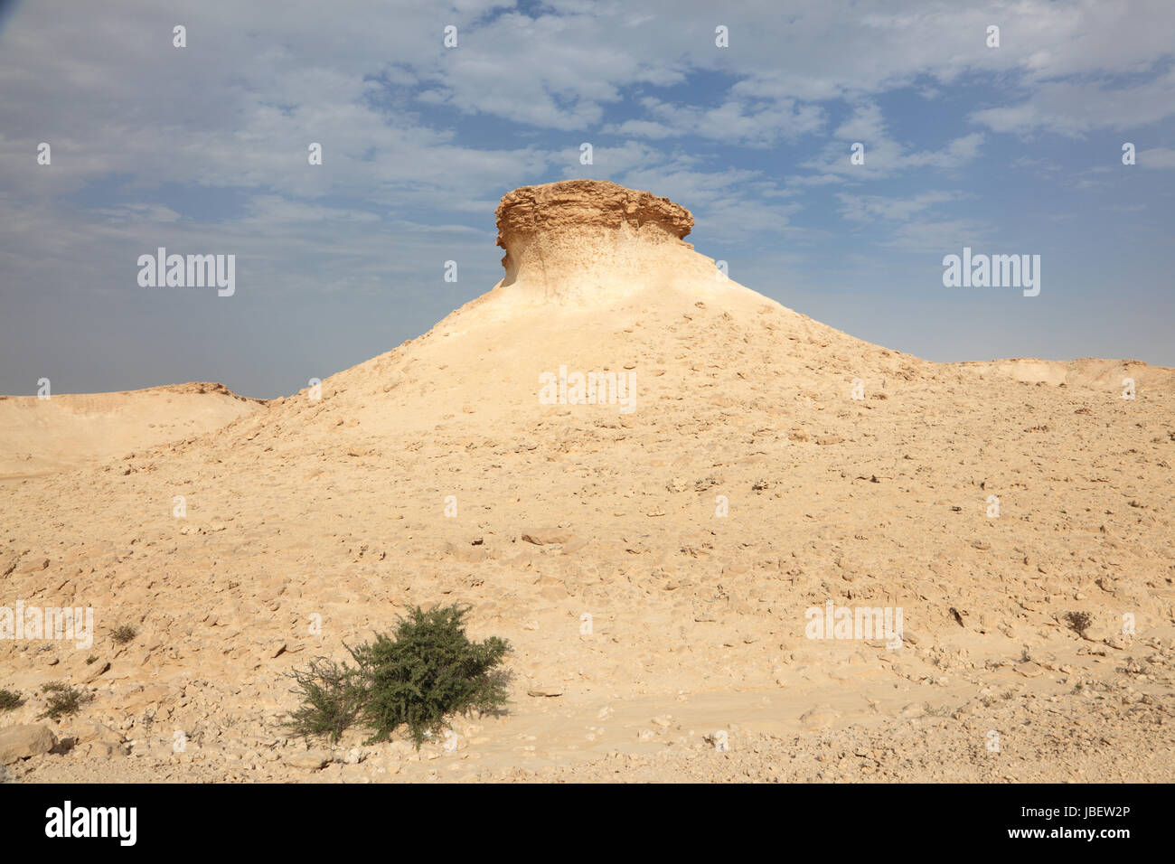 Desert landscape in Qatar, Middle East Stock Photo - Alamy