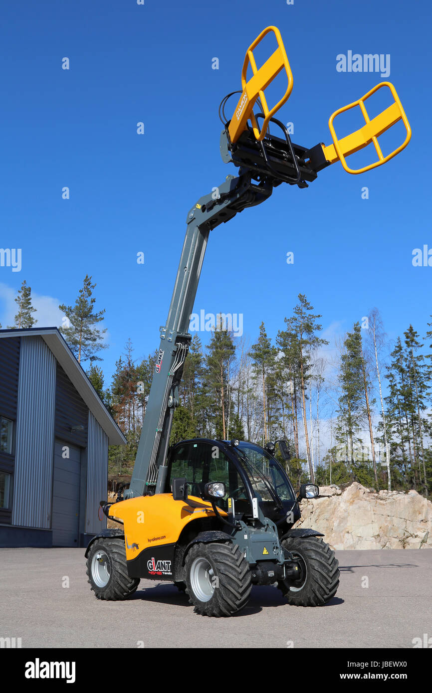 Telescopic forklift loader hi-res stock photography and images - Alamy