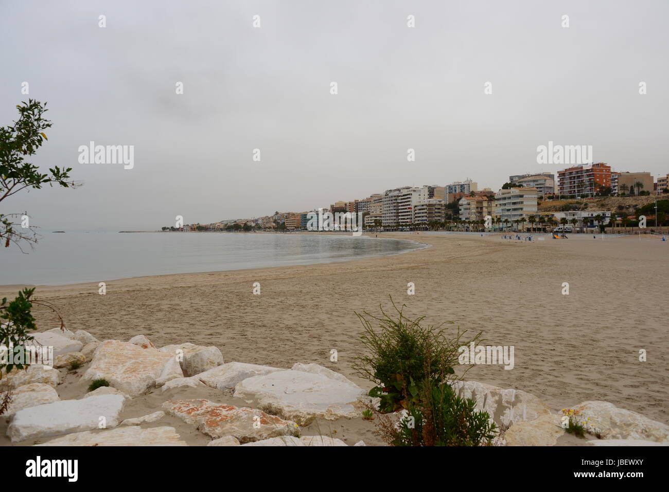 empty beach - spain Stock Photo - Alamy