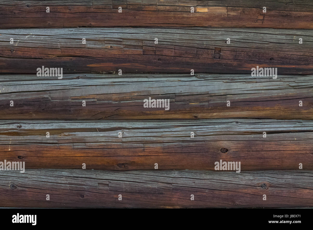 Old log cabin wall background Stock Photo - Alamy