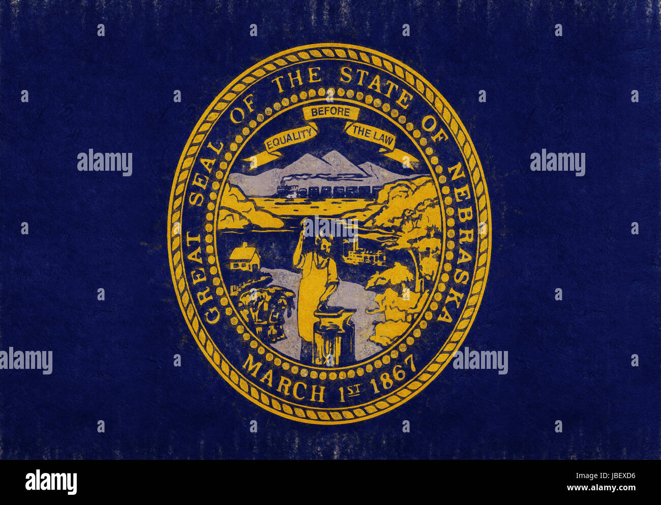 Flag of nebraska hi-res stock photography and images - Alamy