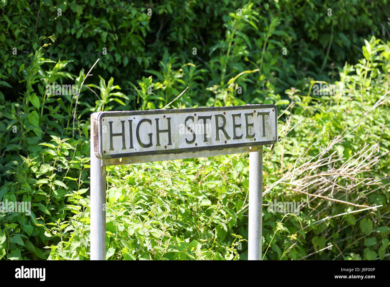 High Street road sign, Chrishall, essex, UK Stock Photo - Alamy