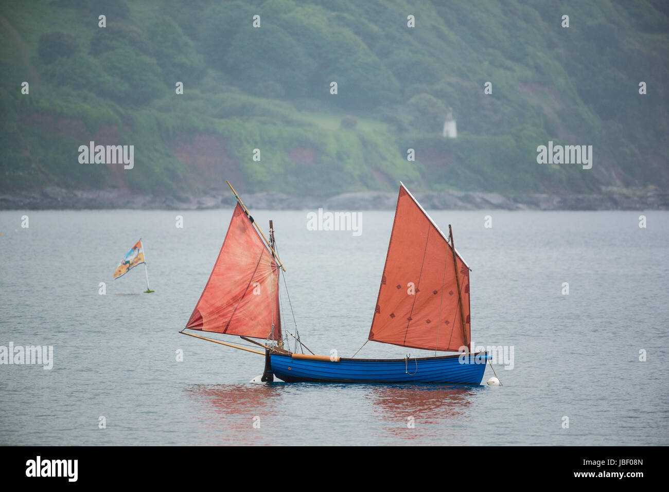 Old sailing dingy Stock Photo - Alamy