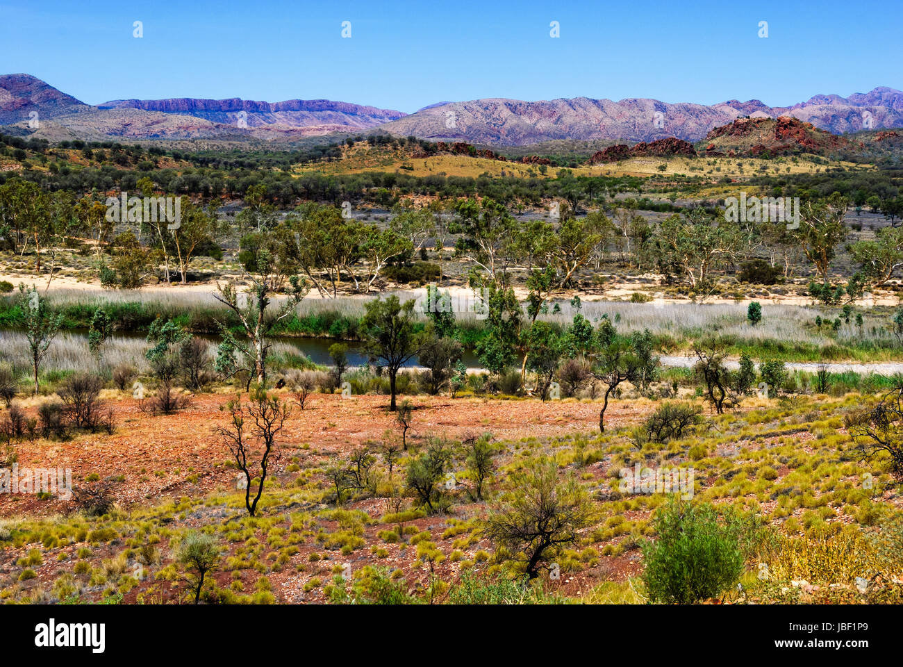 west macdonnell ranges outback australia Stock Photo - Alamy