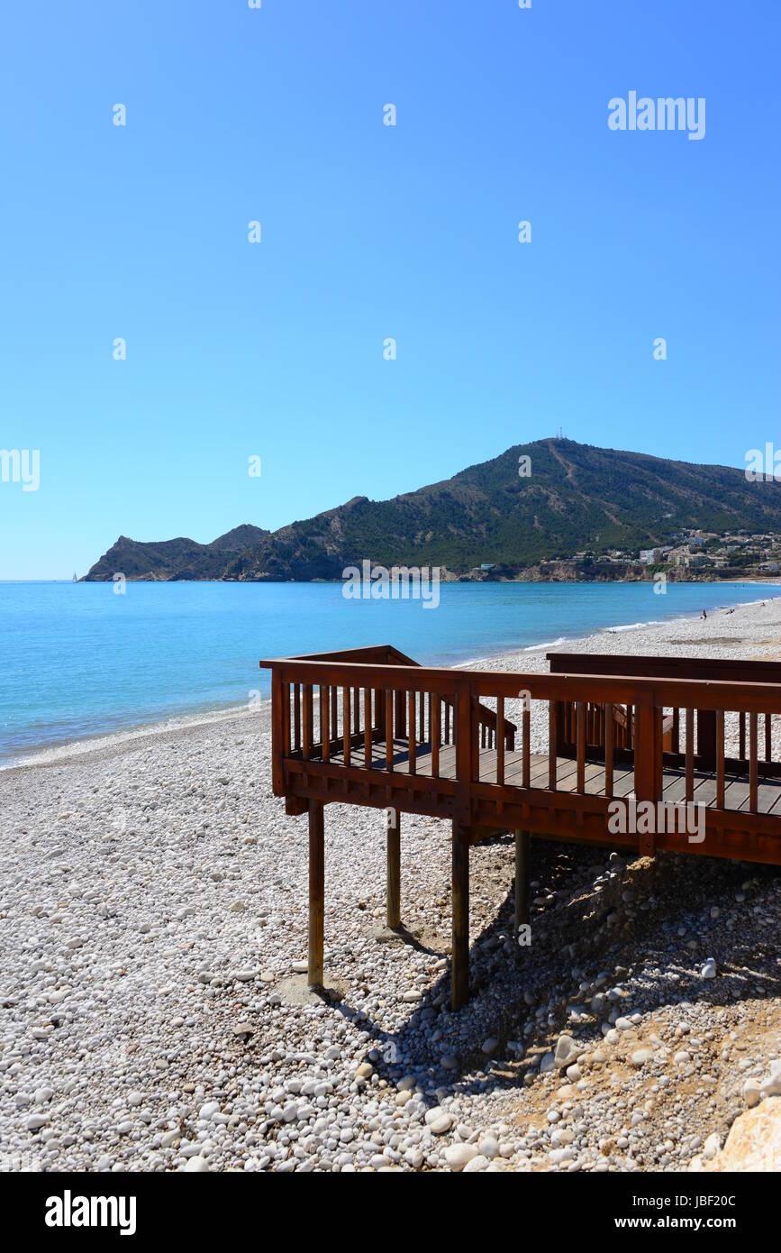 albir - spain - stone beach Stock Photo - Alamy