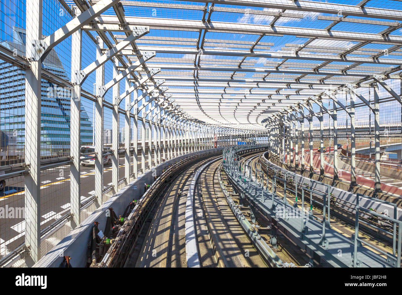 Monorail Tokyo Japan Stock Photo - Alamy