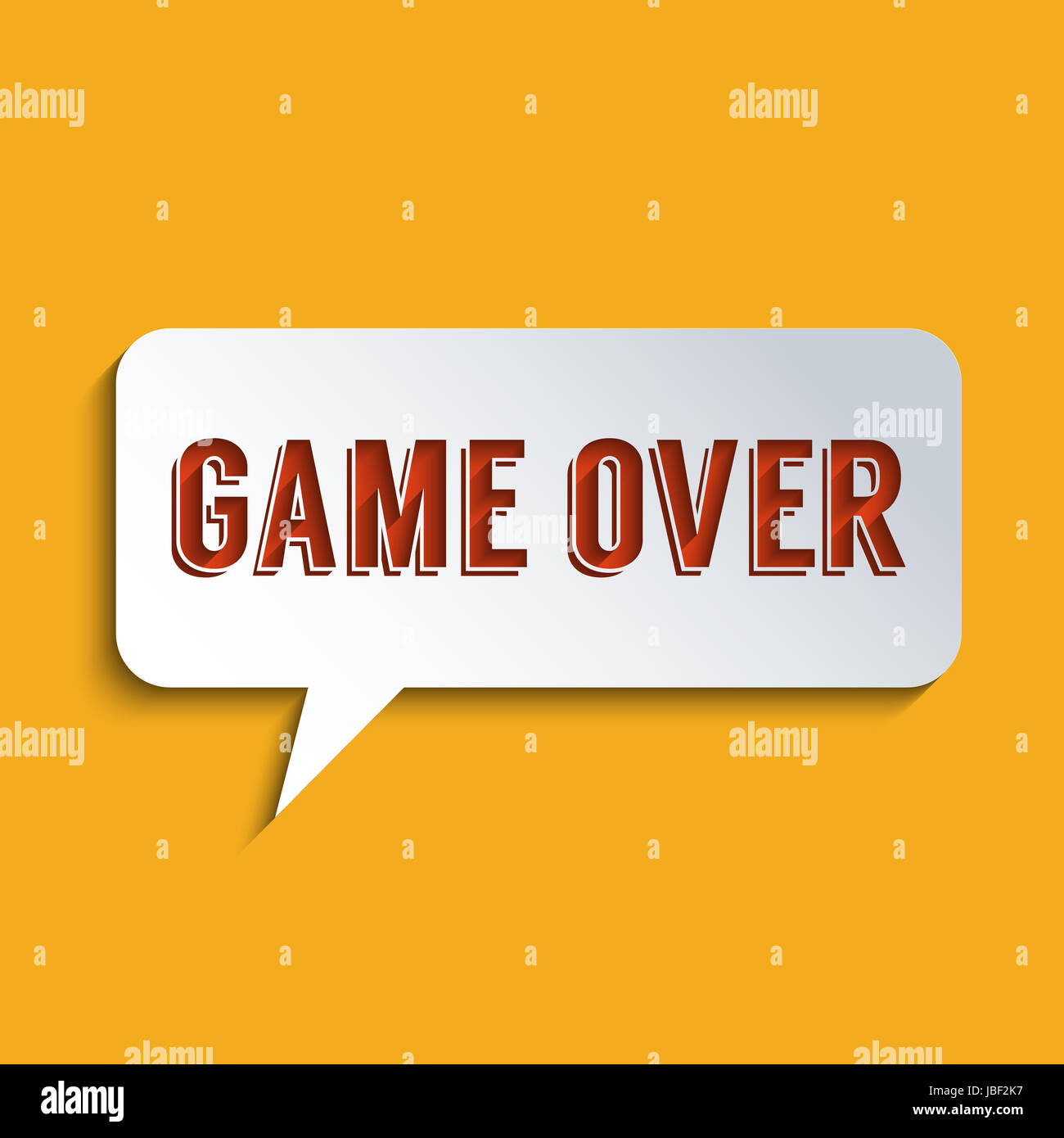 Concept for Everything has its end. Flat design element Stock Photo - Alamy